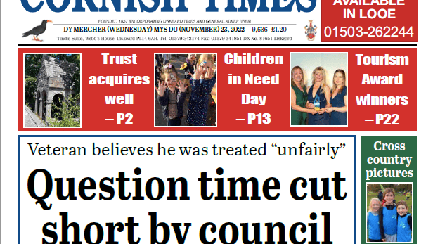 What’s inside this week’s Cornish Times? | cornish-times.co.uk
